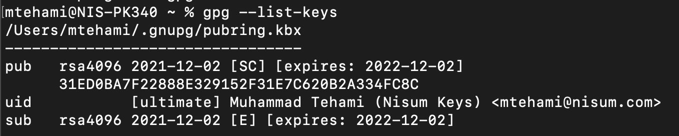 Use Public and Private Keys for Git Commits With GPG